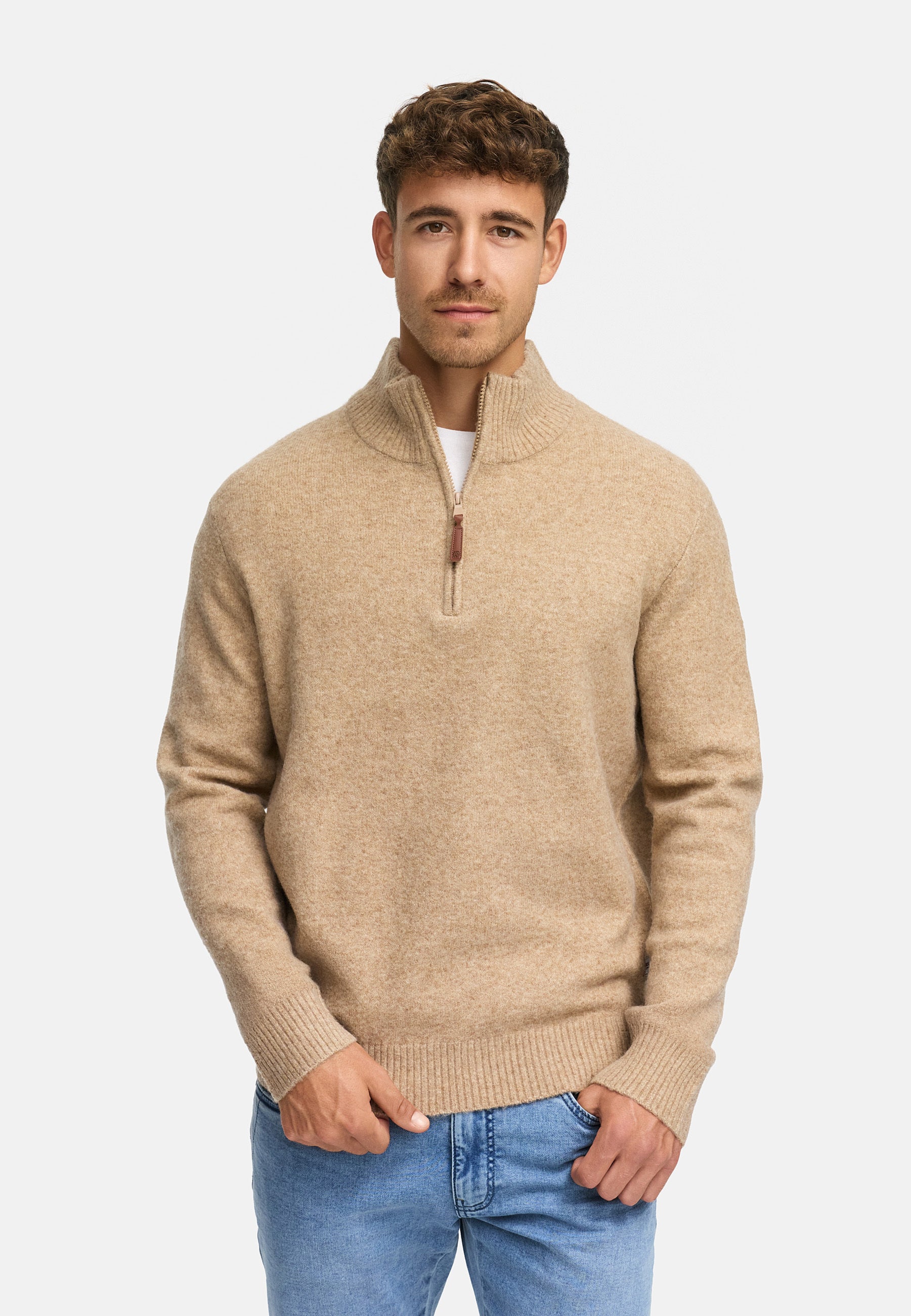 Strickpullover INTrax Half Zip – INDICODE